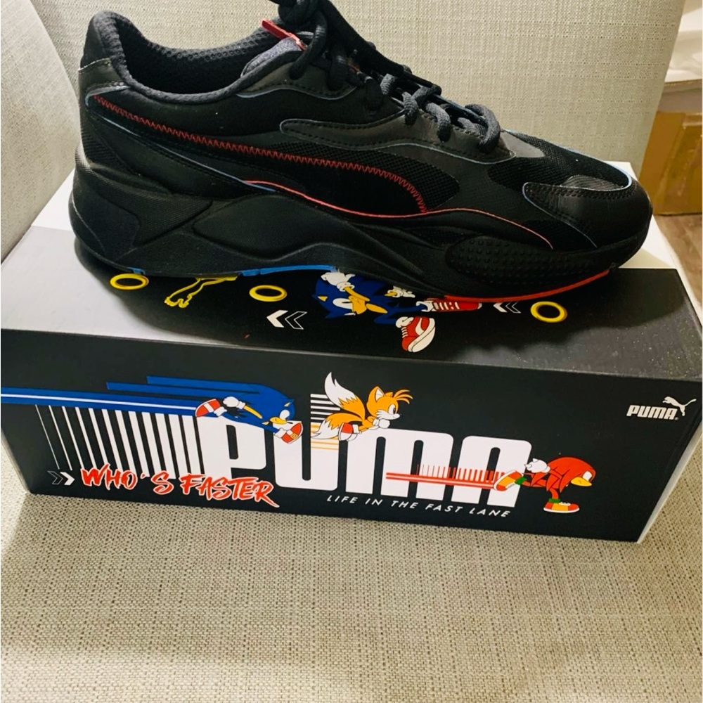 **Special Sonic Edition** Puma Black And Red Athletic… - Gem